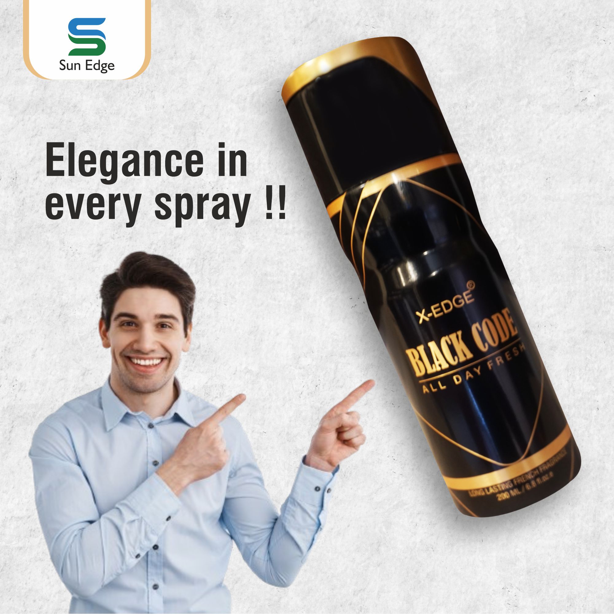 Black Code Deo New 200 ML - Sunedge