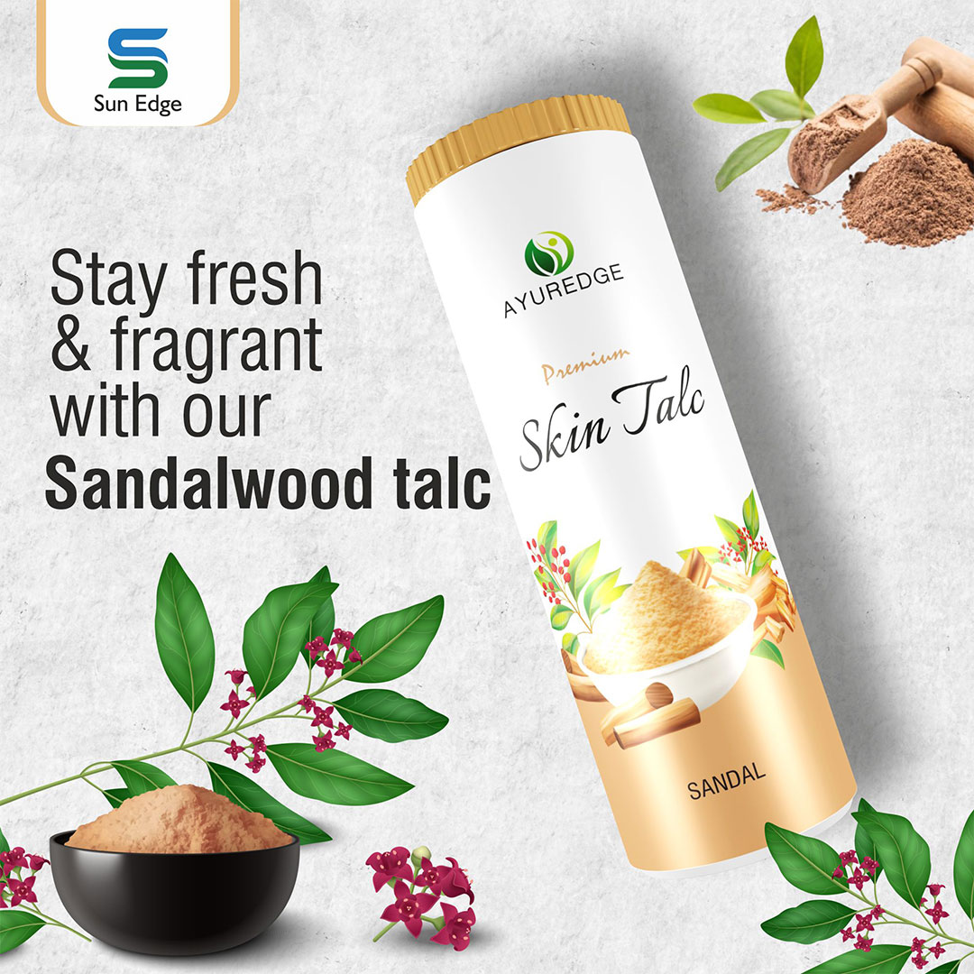 Skin Talc Powder Sandal 100 GM - Sunedge