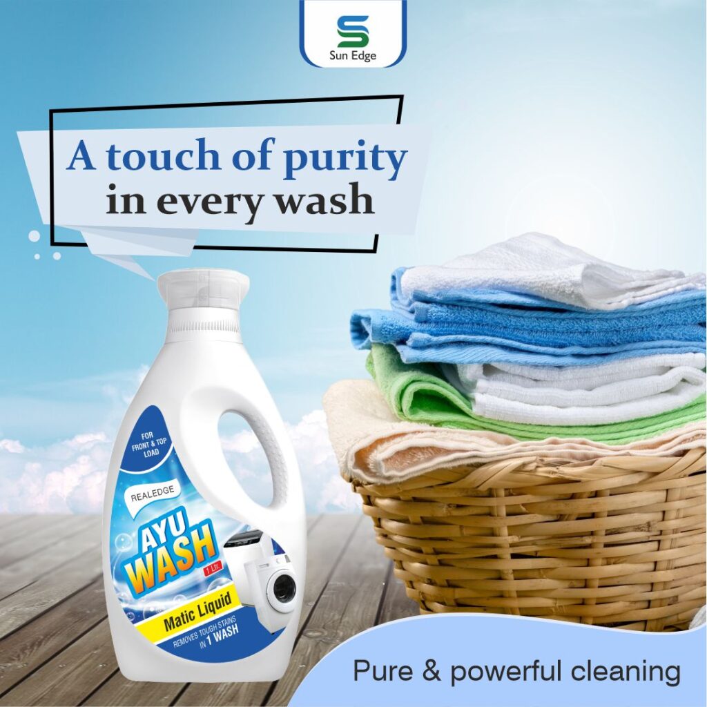 Ayu Wash Matic Liquid 1 Ltr - Sunedge