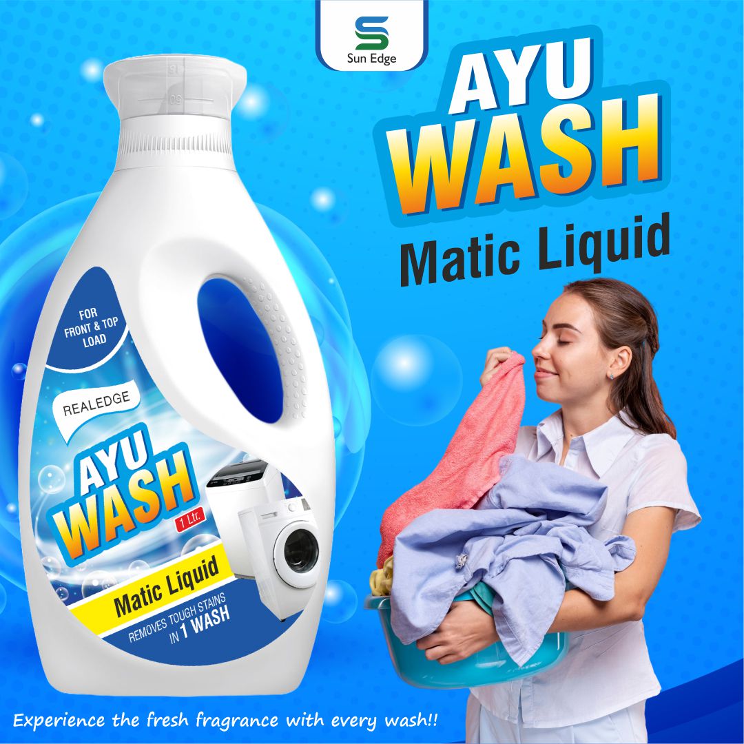 Ayu Wash Matic Liquid 1 Ltr - Sunedge