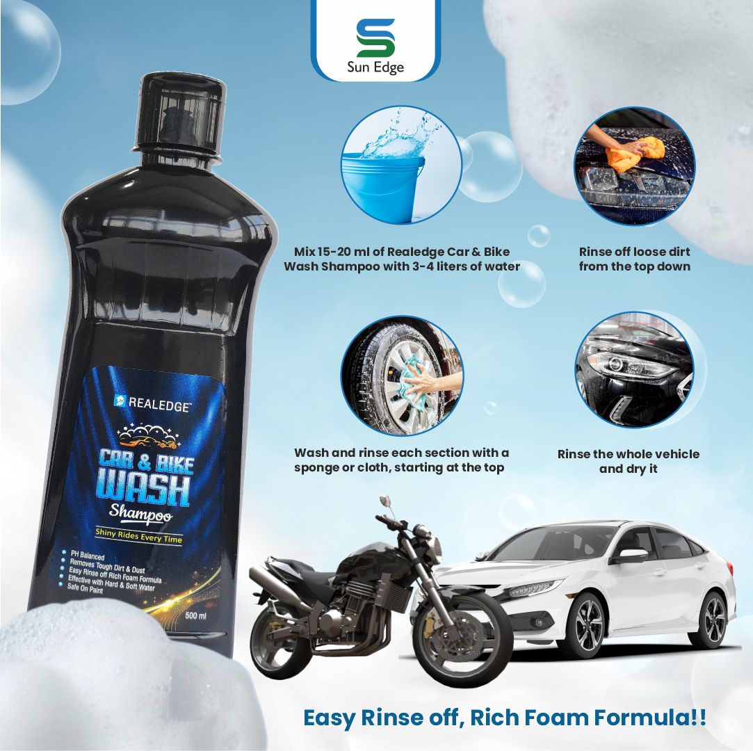 Car & Bike Wash 500ml - Sunedge