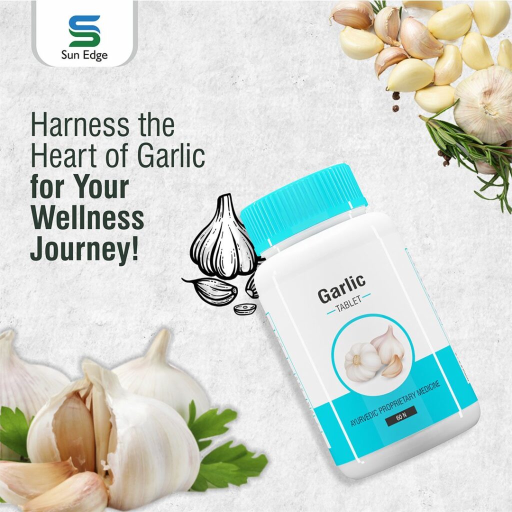 GARLIC TABLET 60 Nos - Sunedge