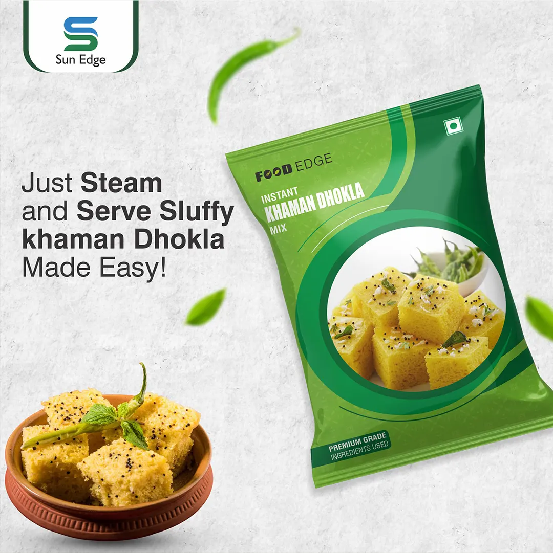 FoodEdge Instant Khaman Dhokla Mix – Soft, Spongy & Irresistible! -200 ...